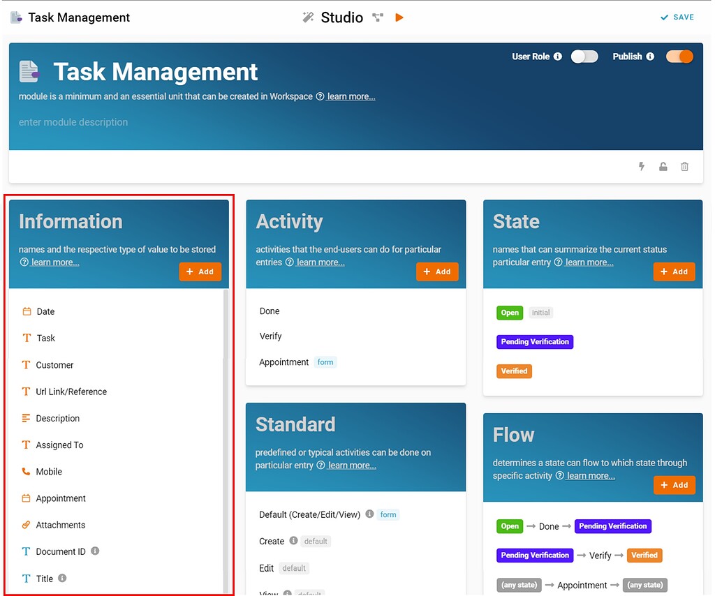 Configuration Tutorial - Task Management - Configuration Category - Inistate Community