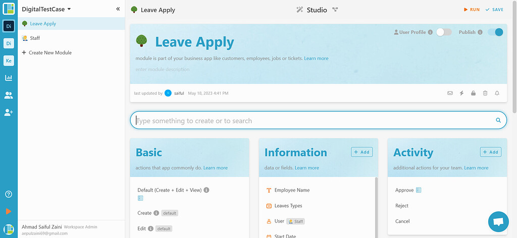 How to set listing for specific activity - Studio - Inistate Community