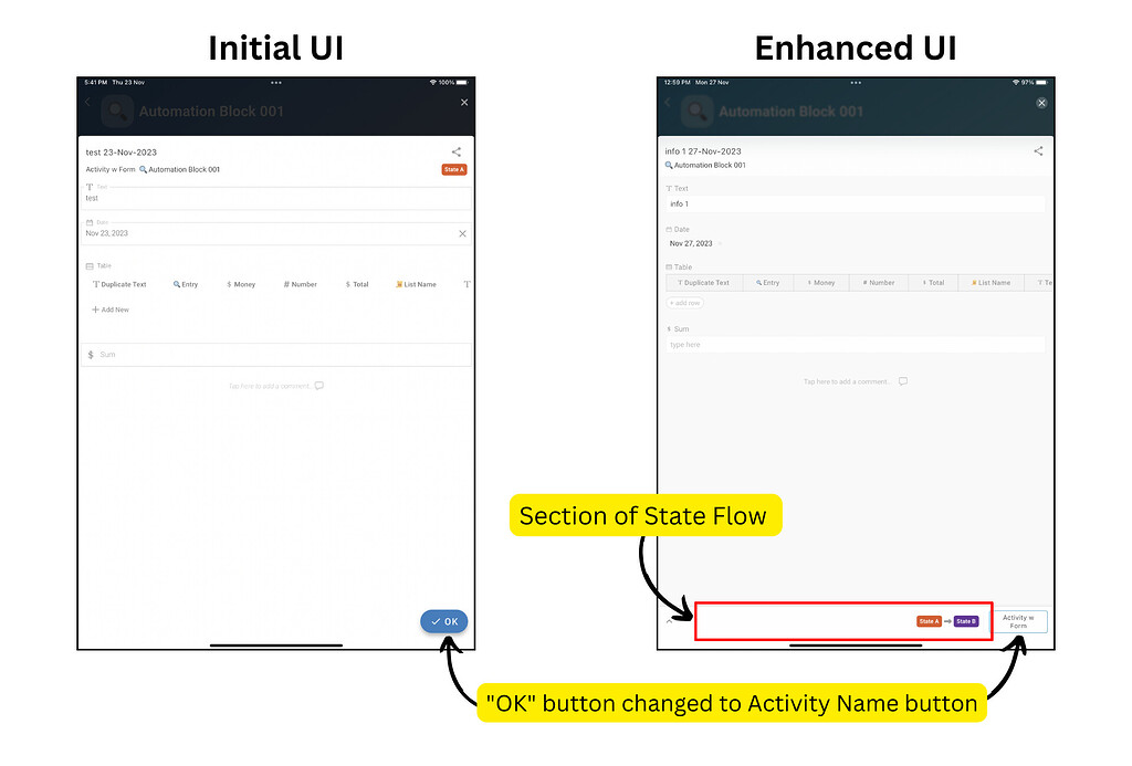UI Enhancement in Mobile App - Mobile - Inistate Community