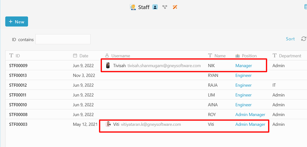 How to Visible certain field by user position - Studio - Inistate Community
