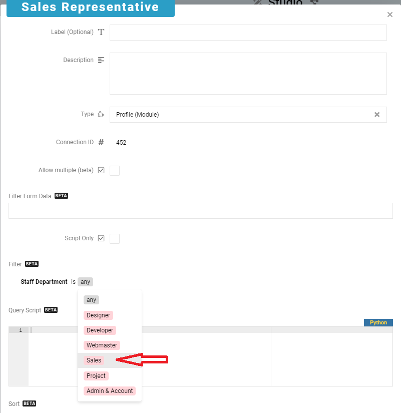 How To Set Filter Information Option Studio Inistate Community